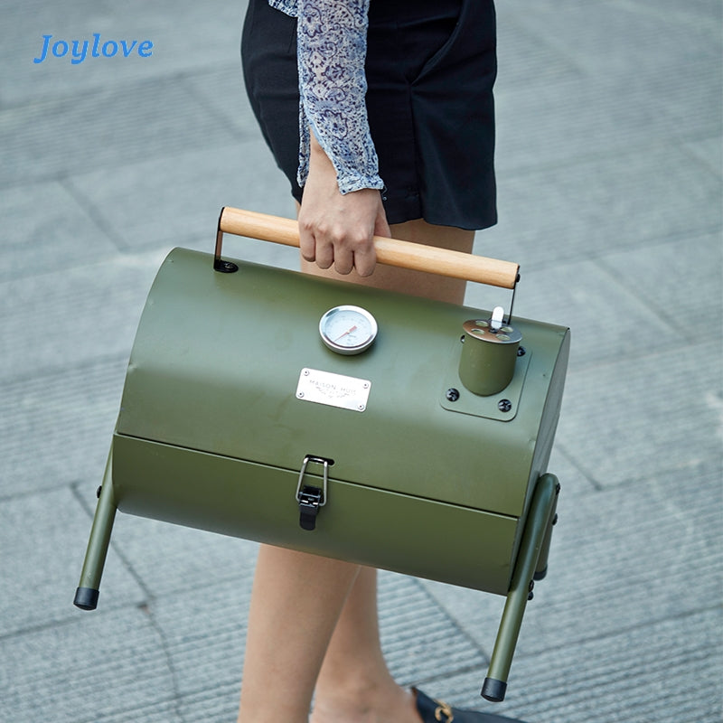 Portable Outdoor BBQ Tools Thickened Picnic Charcoal Grill – Bloomfield ...